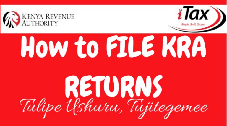 How to file 2020 KRA returns online: Simplified procedure Newsblaze.co.ke
