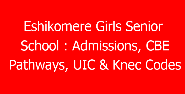 Eshikomere Girls Senior School Archives - Newsblaze.co.ke