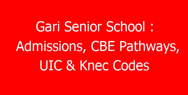 Gari Senior School Archives - Newsblaze.co.ke