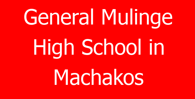 General Mulinge High School Archives - Newsblaze.co.ke